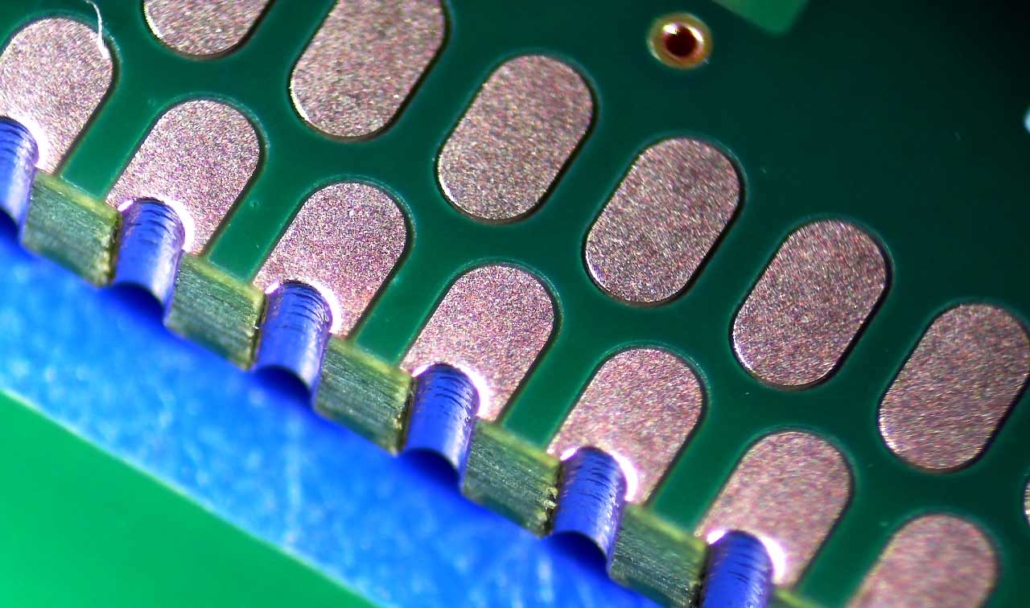 Castellations on a PCB - Eurocircuits