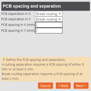 Panel szerkesztő - Eurocircuits